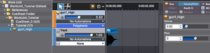 CRI ADX2 Tools Manual: 参数的更改和预览